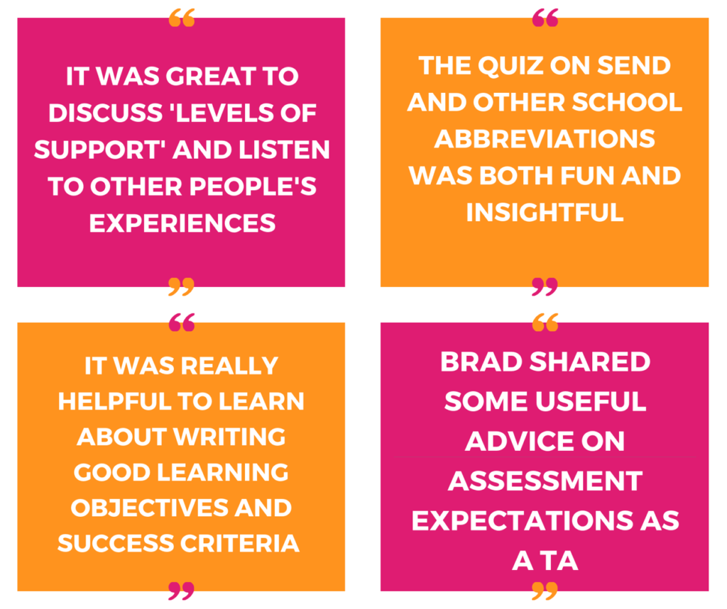 CPD REVIEW – Teaching Assistant training - Prospero Teaching