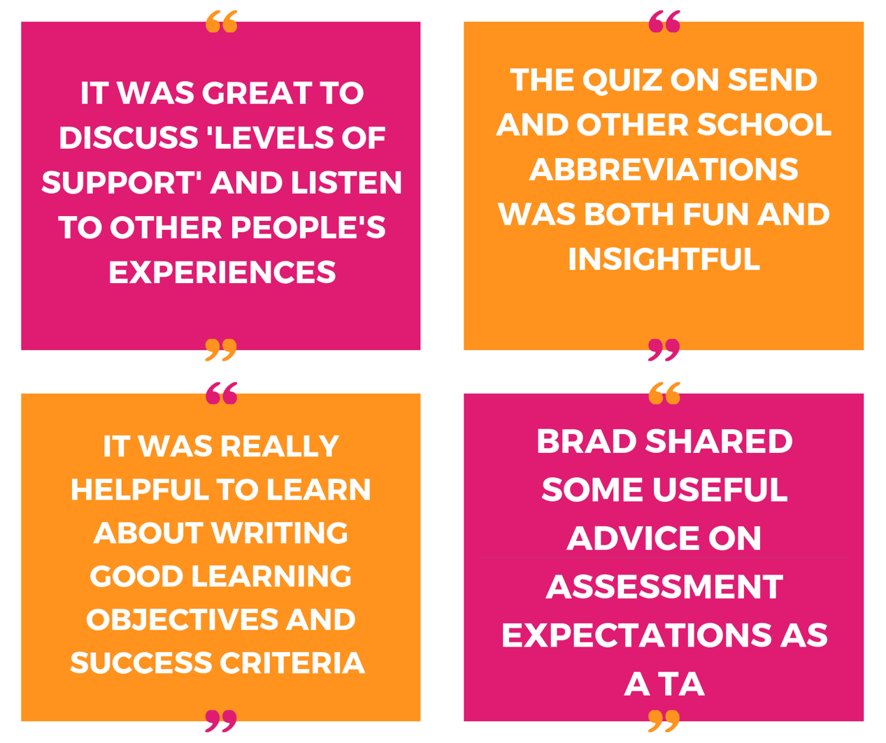 CPD REVIEW – Teaching Assistant training - Prospero Teaching