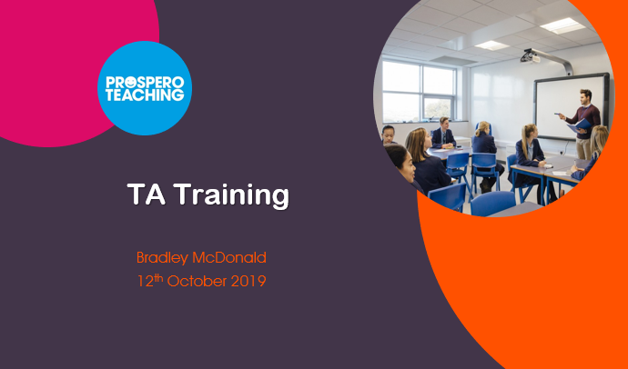 CPD REVIEW – Teaching Assistant training - Prospero Teaching
